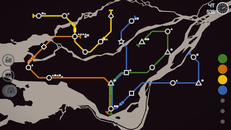 Скачать Mini Metro 2.56.0 взлом на андроид - все города разблокированы